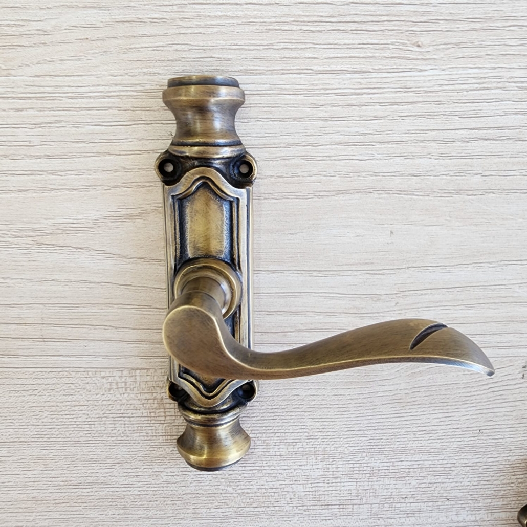 Lever Knob Back to Back Brass Cremone Bolt 84 inches long in Total Rod ...