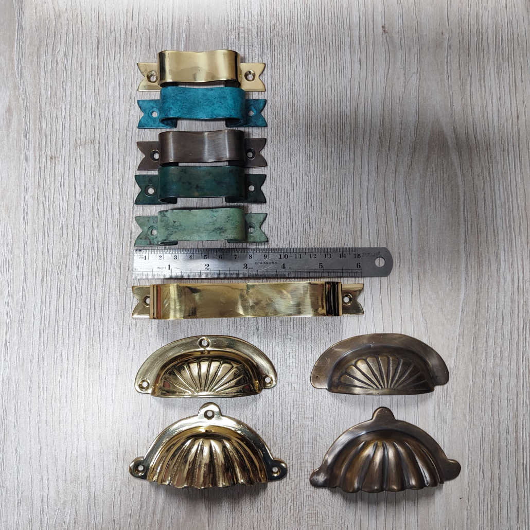 Custom Mixed Brass Handles - Aloka Brass